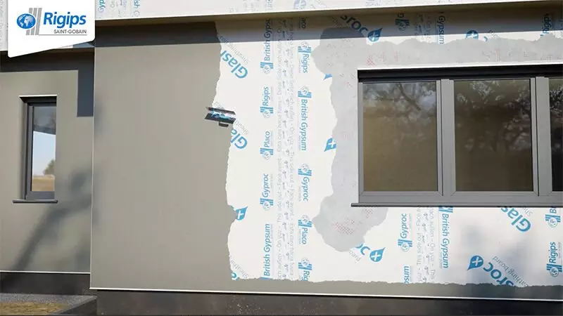 Langlebige Fassaden im Holzbau mit Rigips Glasroc X | Rigips