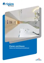 Technisches Infomaterial im Bereich Trockenbau | Rigips