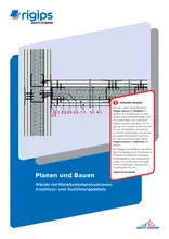 Technisches Infomaterial im Bereich Trockenbau | Rigips
